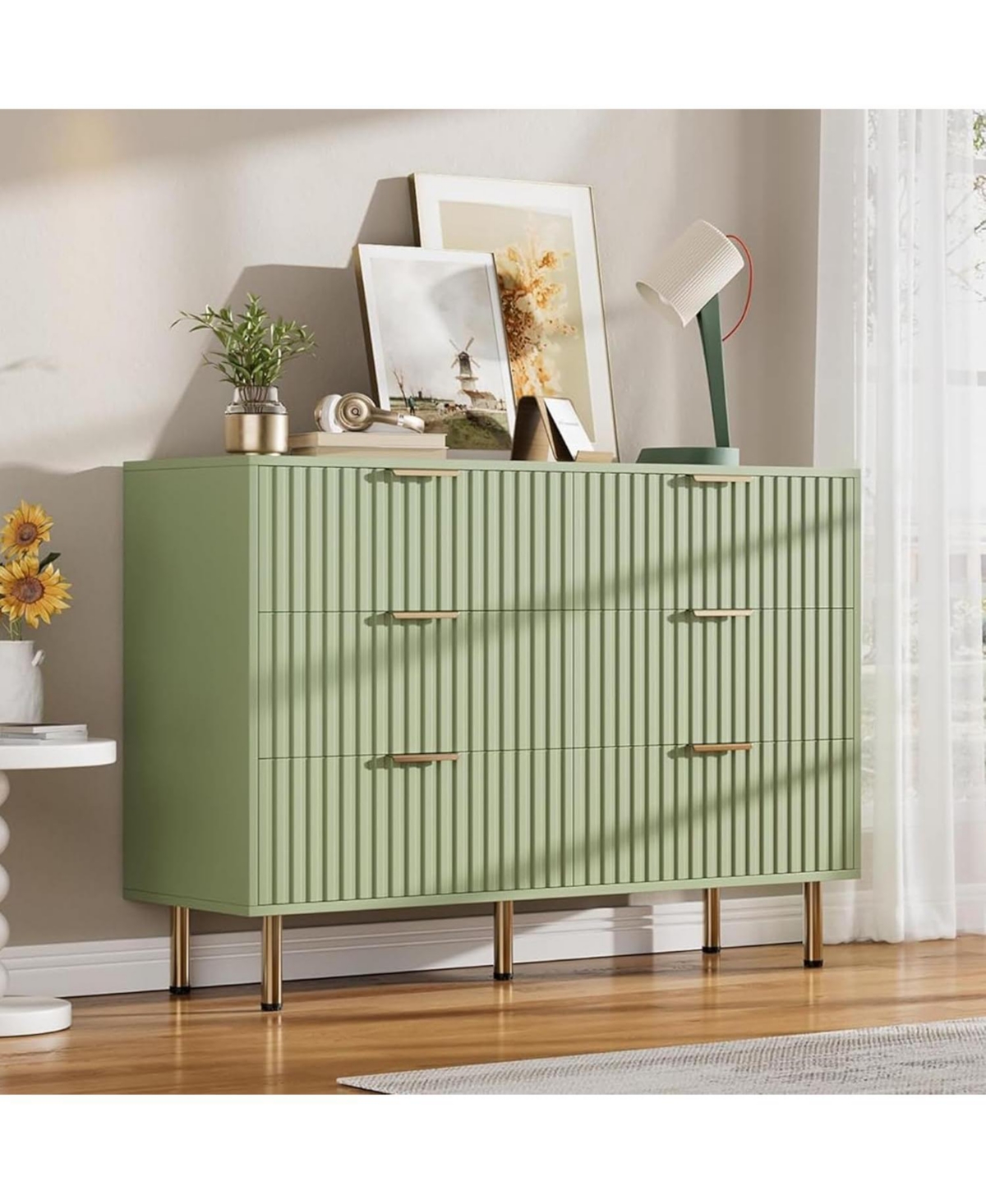 Click here for gaomon 5 Drawer 48 Tall Modern Dresser with Deep D... prices