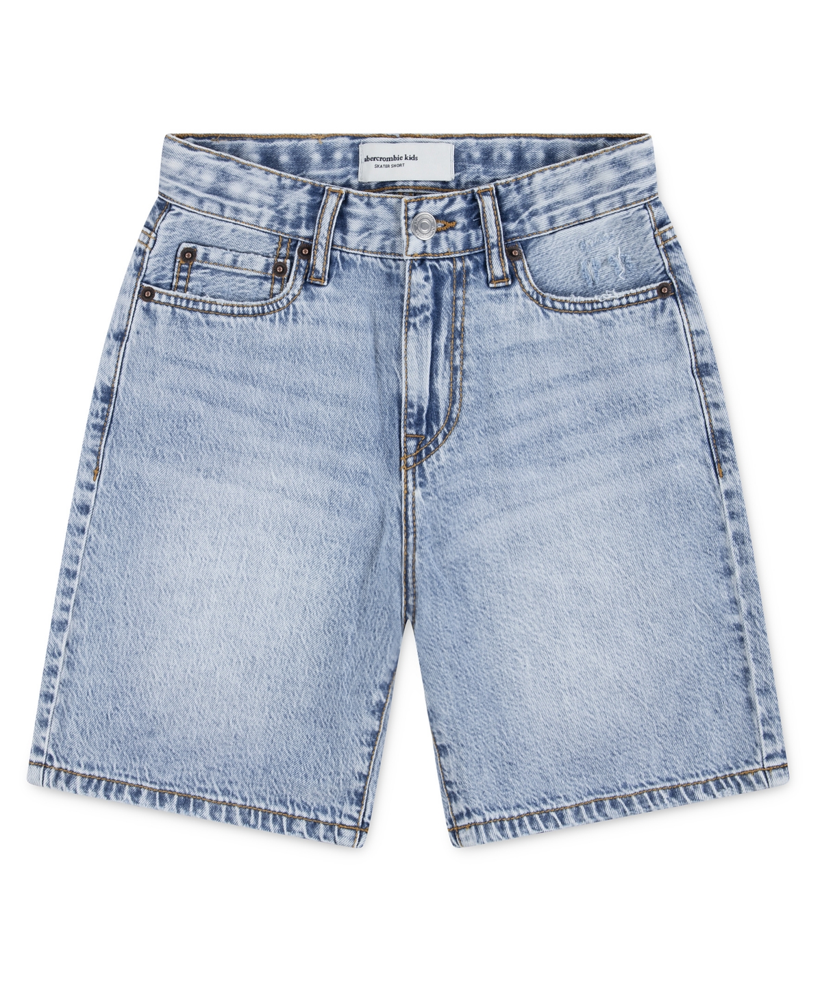 Click here for abercrombie kids Boys Adjustable Denim Shorts - Sa... prices