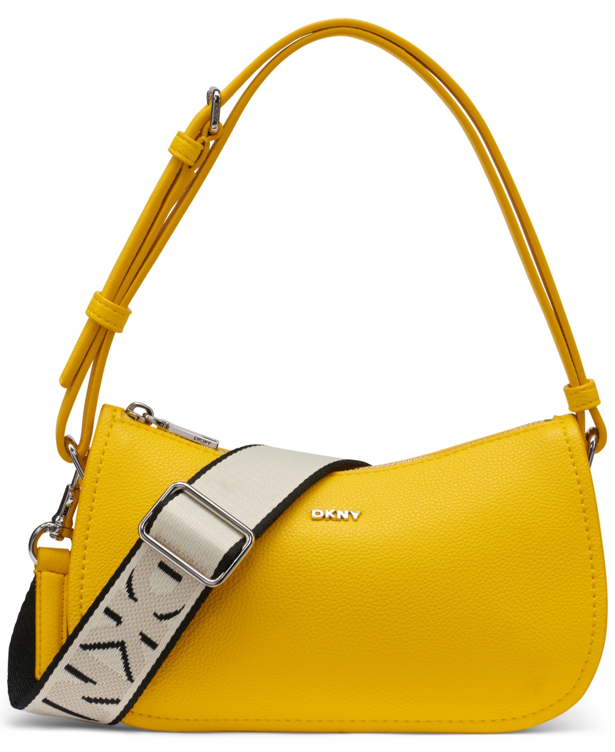 Click here for Dkny Nessa Zipper Small Shoulder Bag - Bright Yell... prices