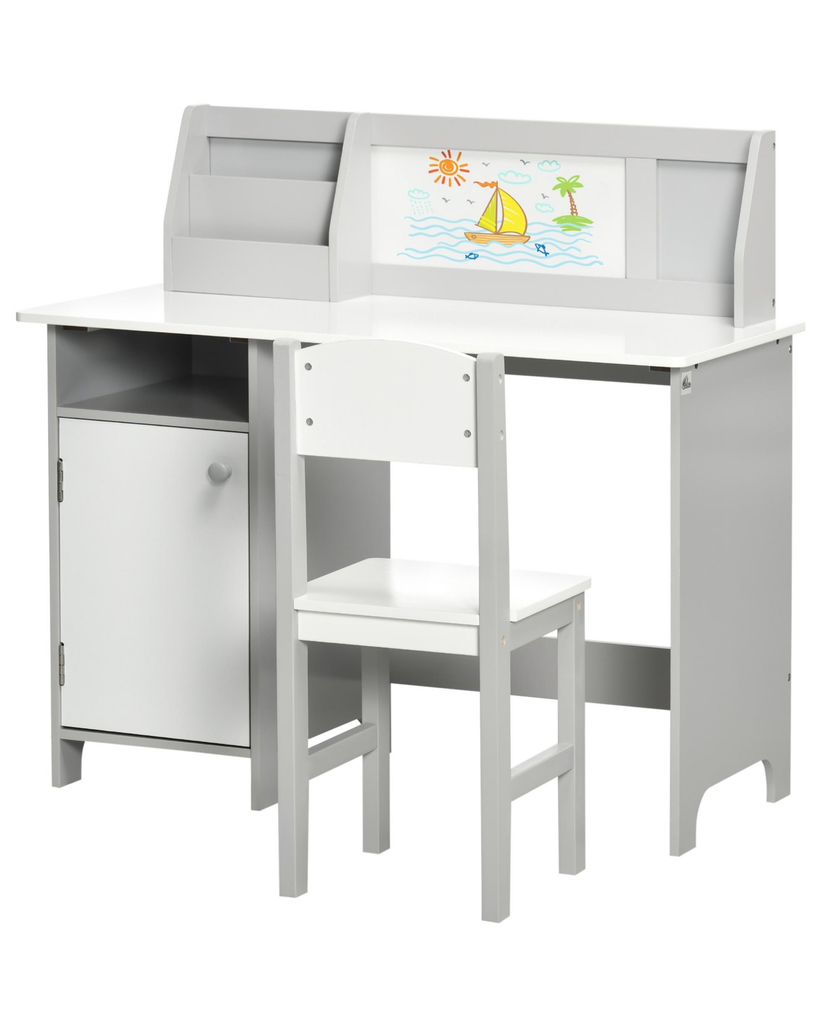 Click here for Hongge Toddler Writing Desk and Chair Set with Whi... prices