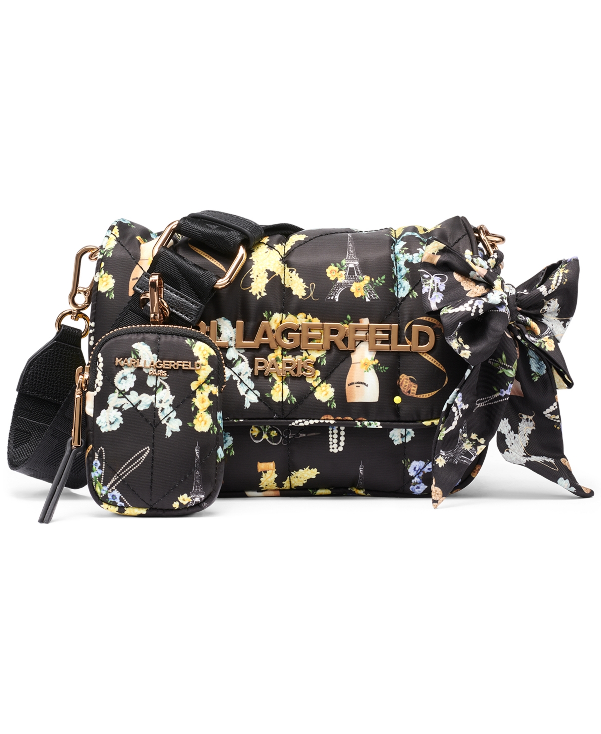 Click here for Karl Lagerfeld Paris Voyage Small Crossbody Bag -... prices