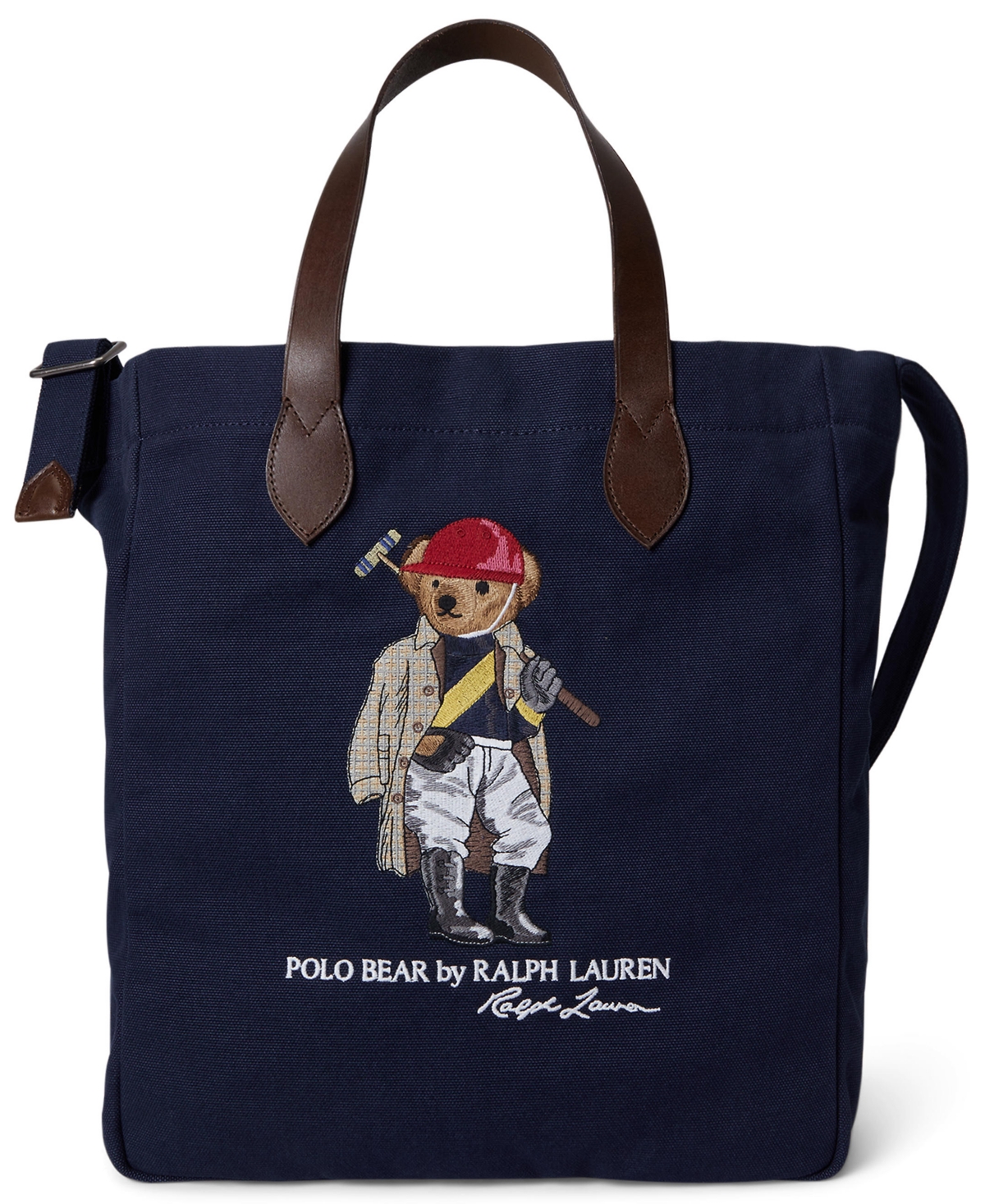 Click here for Polo Ralph Lauren Mens Bear Canvas Shopper Tote Ba... prices