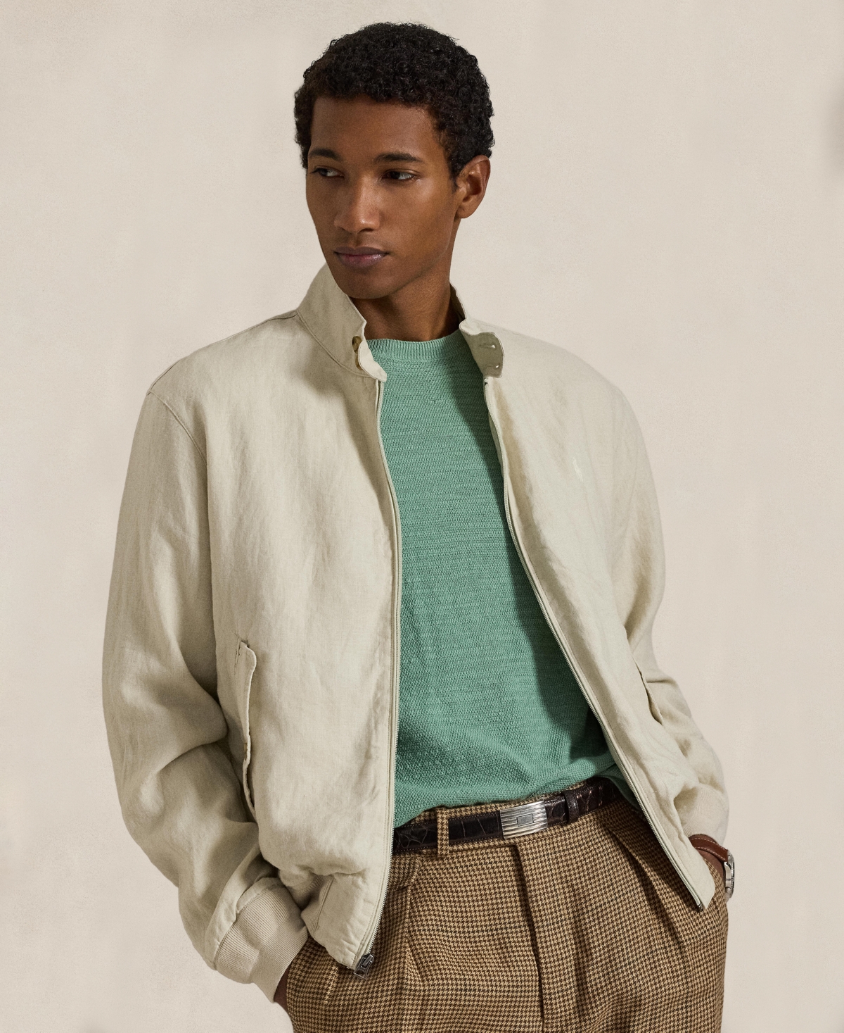 Click here for Polo Ralph Lauren Mens Mock Neck Full-Zip Jacket -... prices