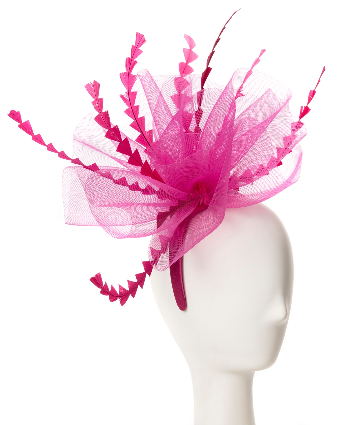 Click here for August Hats Crinoline and Feather Fascinator Hat -... prices