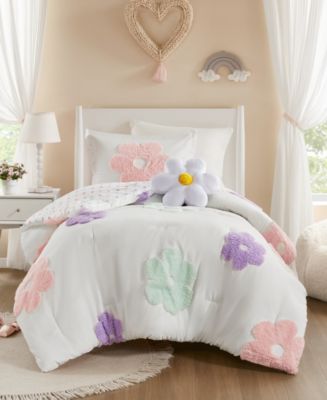 Intelligent Design Gracie Floral Reversible Comforter Sets - Macy's