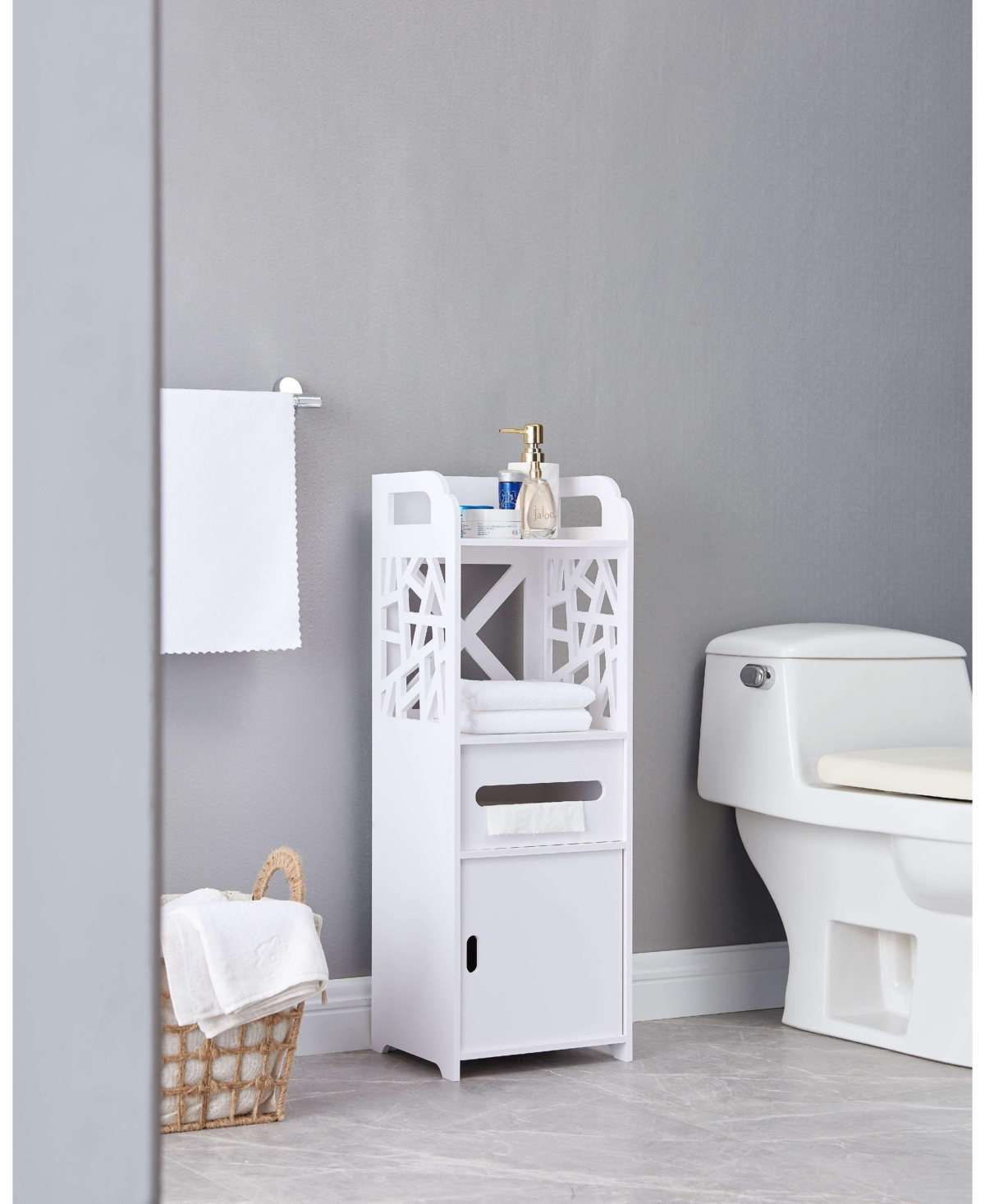 Click here for Kings Brand Furniture White Freestanding Bathroom... prices