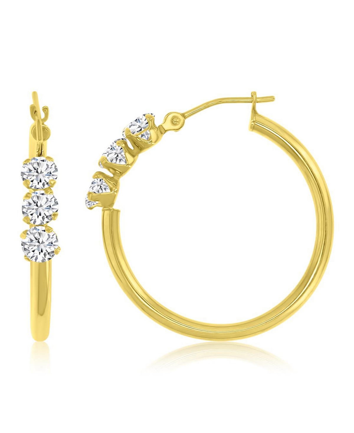 Click here for Macys Cubic Zirconia (1.38 ct. t.w.) 3 Station Hoo... prices