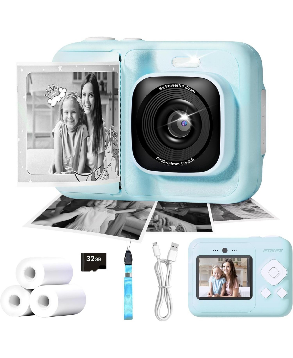 Click here for Swifint Kids Instant Print Camera  1080P Digital C... prices