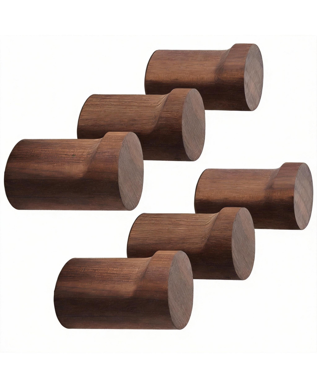 Click here for Yigii Handcrafted Walnut Wood Wall Hooks â Rusti... prices