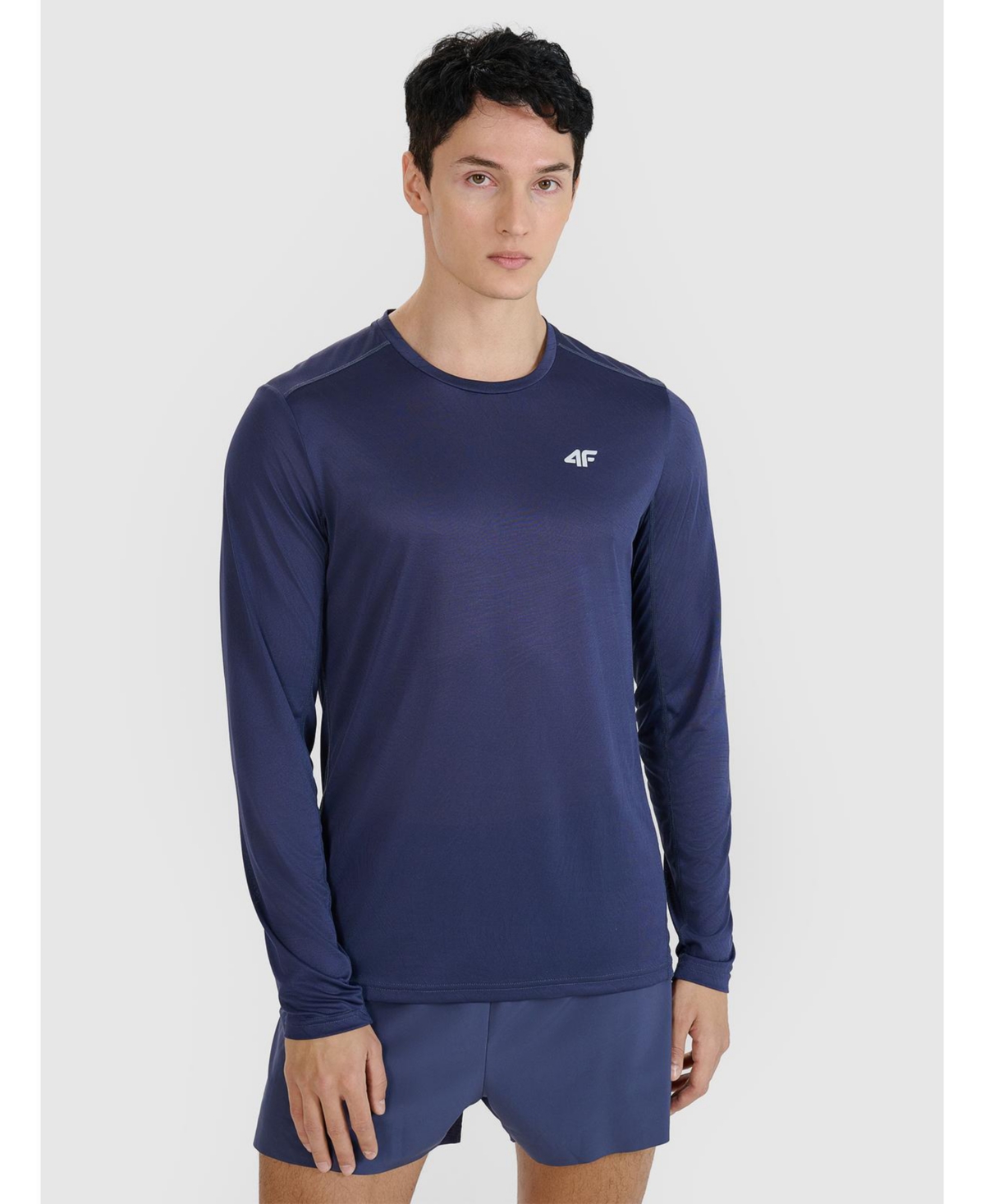 Click here for 4F Mens quick-drying running longsleeve - Blue prices