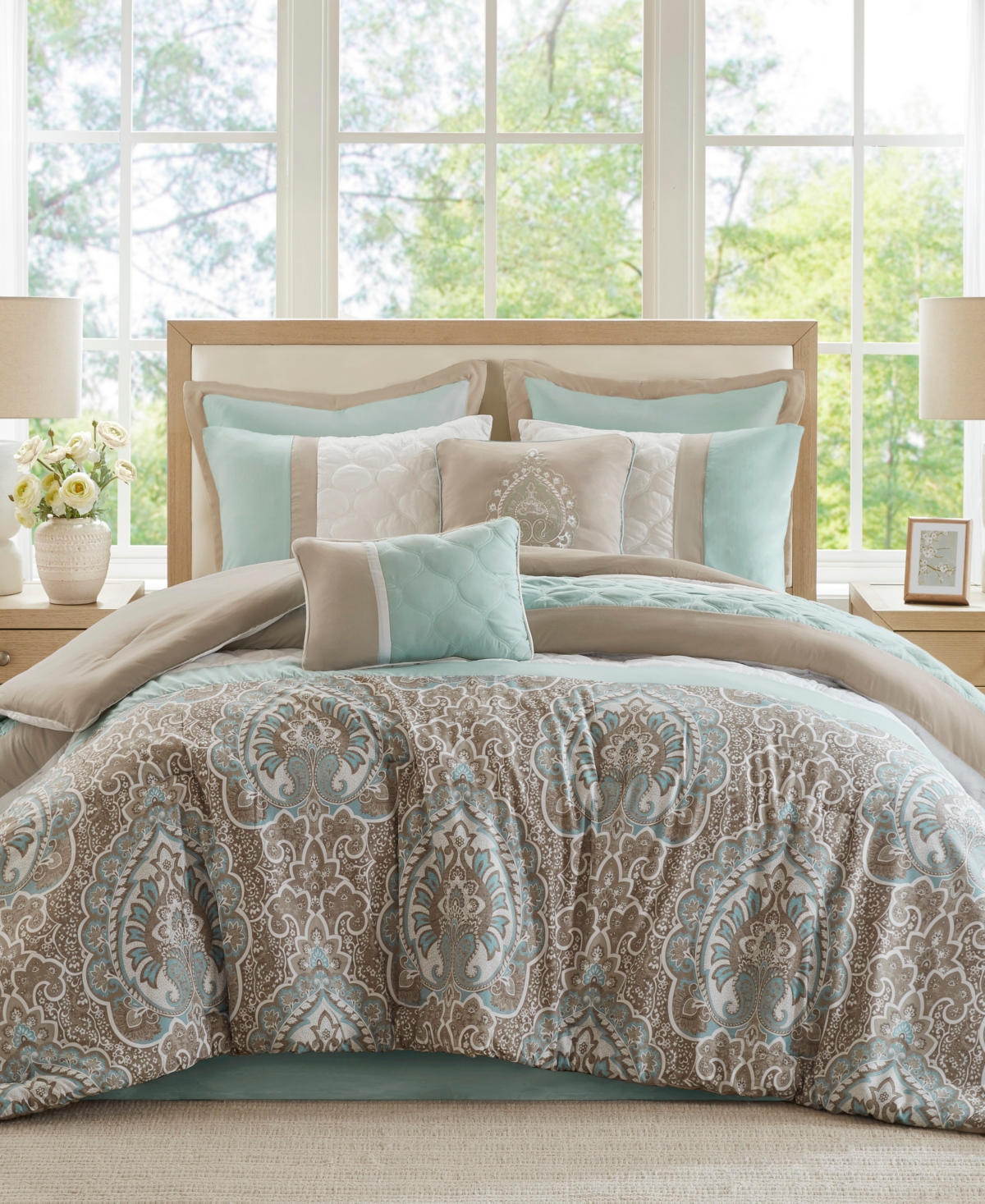 Click here for 510 Design Shawnee 8-Pc. Comforter Set  King - Sea... prices