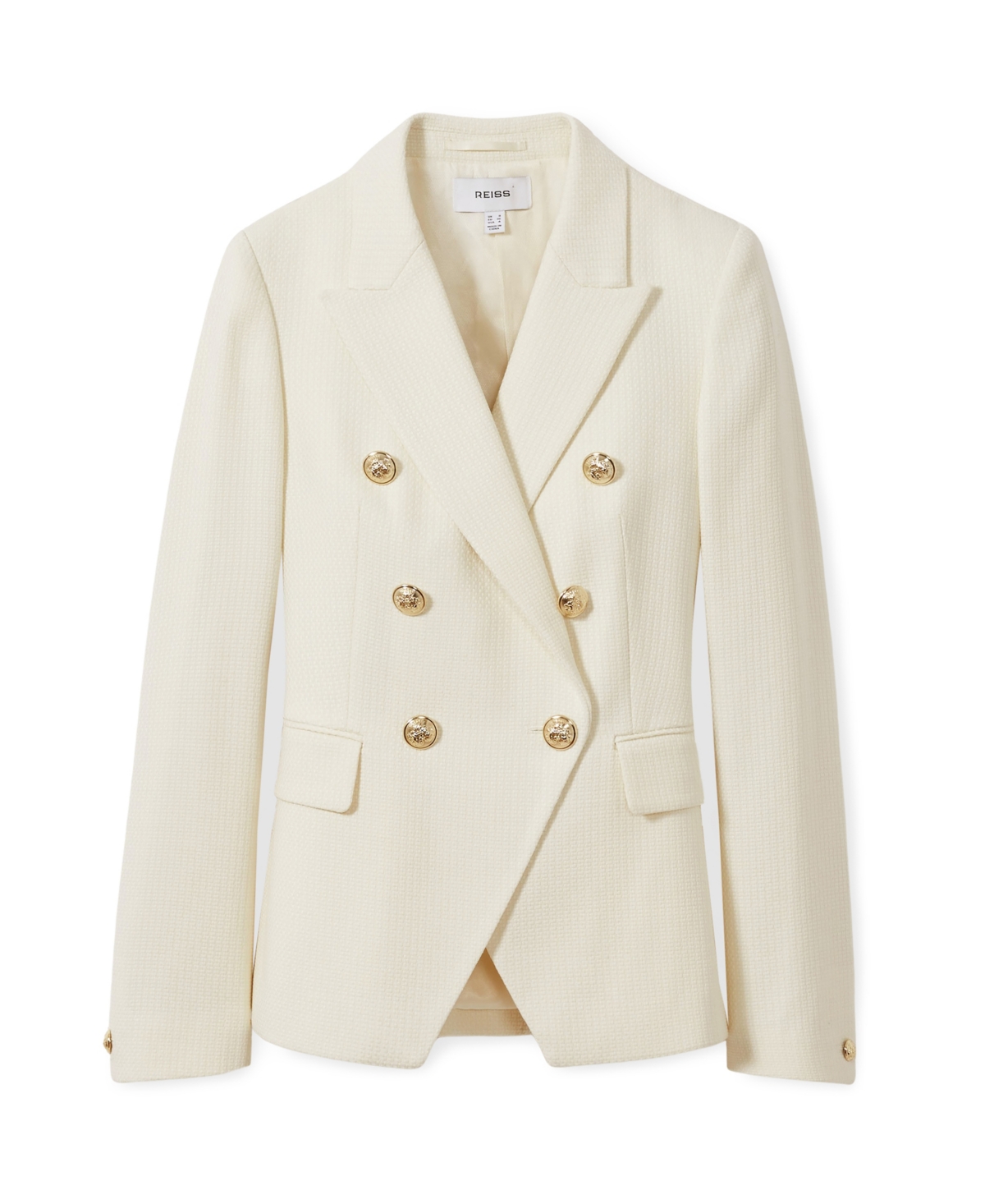 Click here for Reiss Womens Tailored Fit Textured Double Breasted... prices