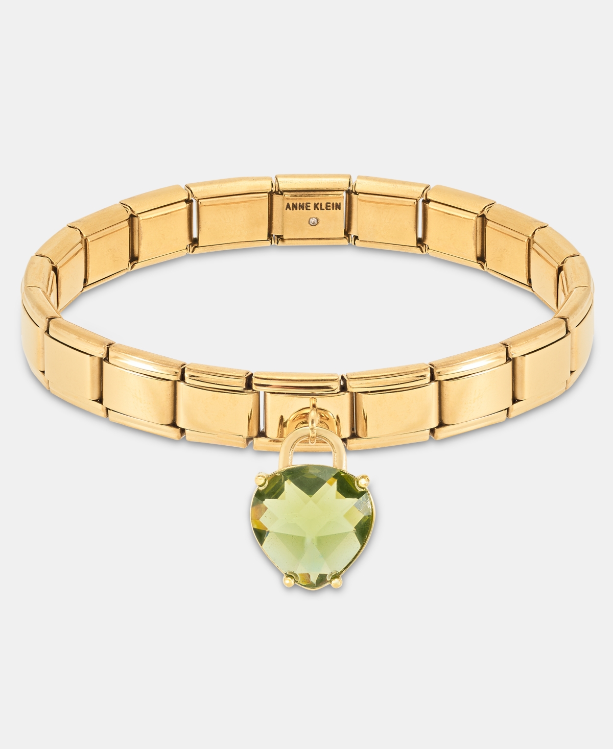 Click here for Anne Klein Crystal Pear-Shape Charm Stretch Bracel... prices