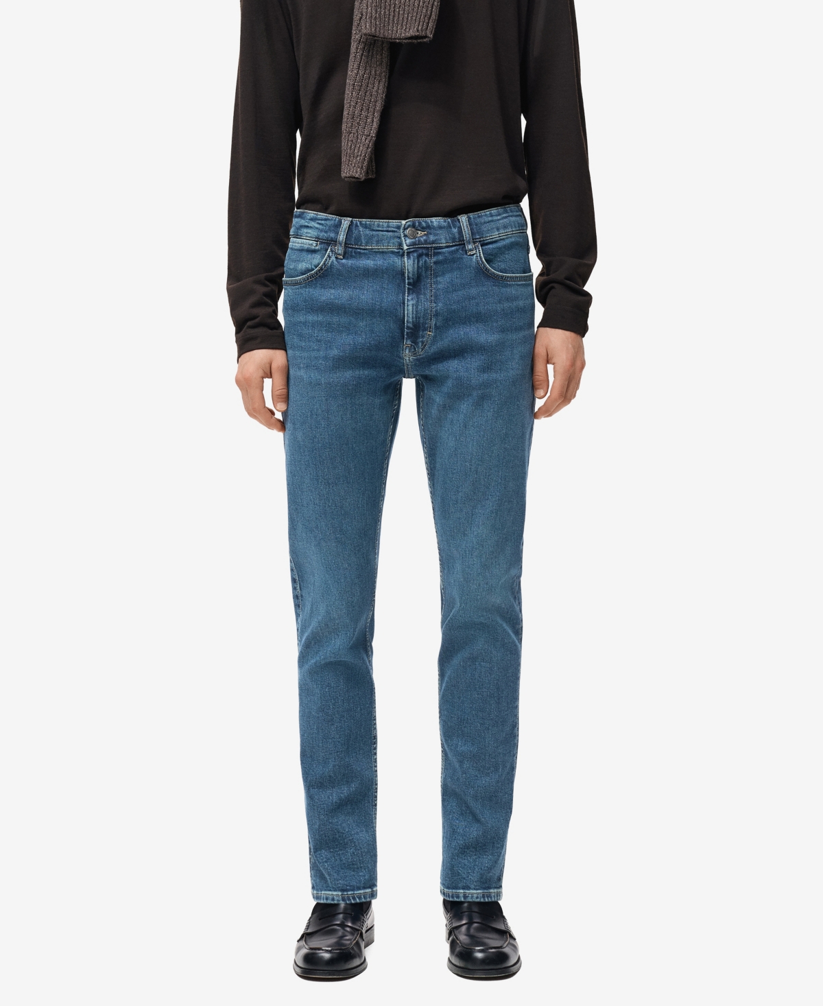 Click here for Mango Mens Slim Fit Ultra Soft Touch Patrick Jeans... prices