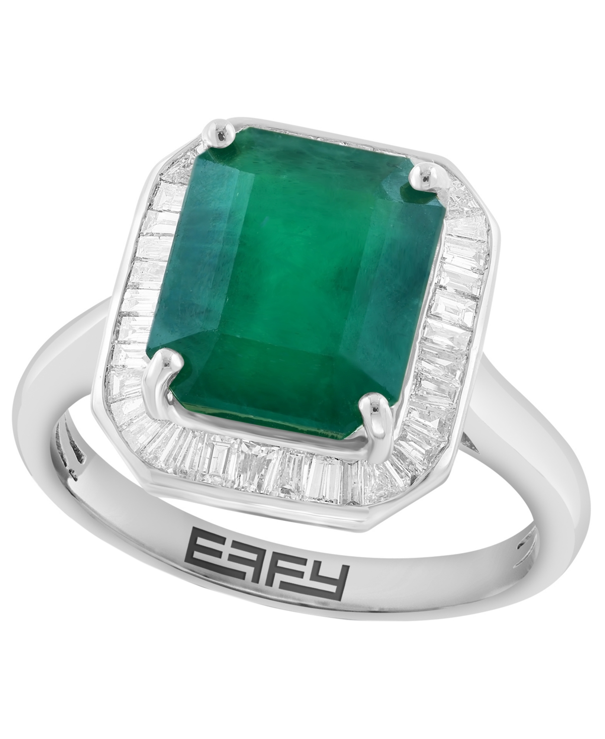 Click here for Effy Collection Diamond (5/8 ct. t.w.) and Emerald... prices