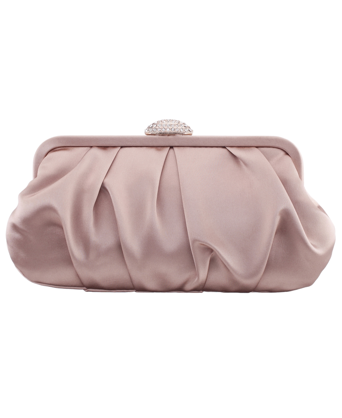 Click here for Nina Classic Lift Lock Satin Clutch - Honey prices