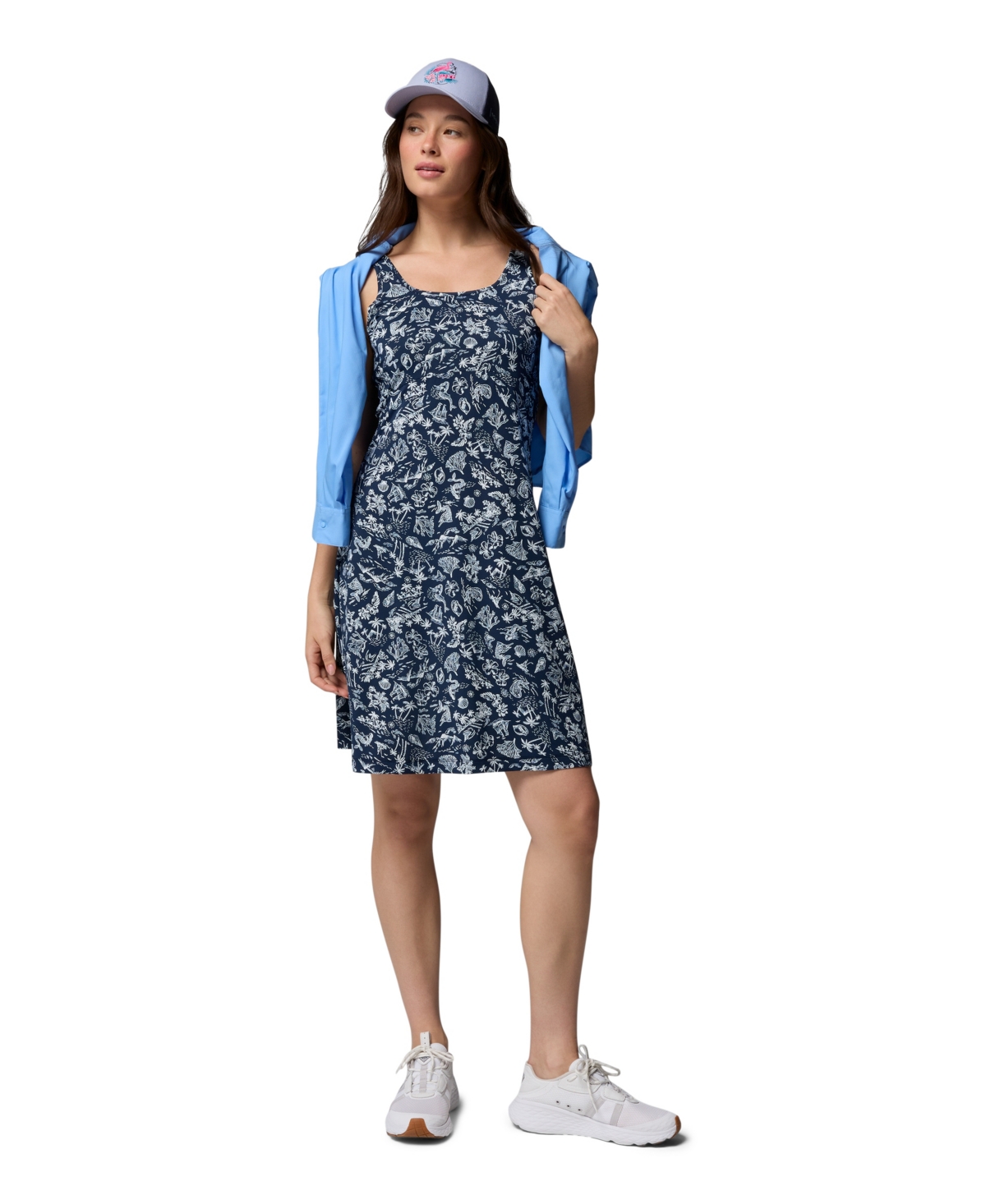 Click here for Columbia Womens Pfg Freezer Iii Dress - Collegiate... prices