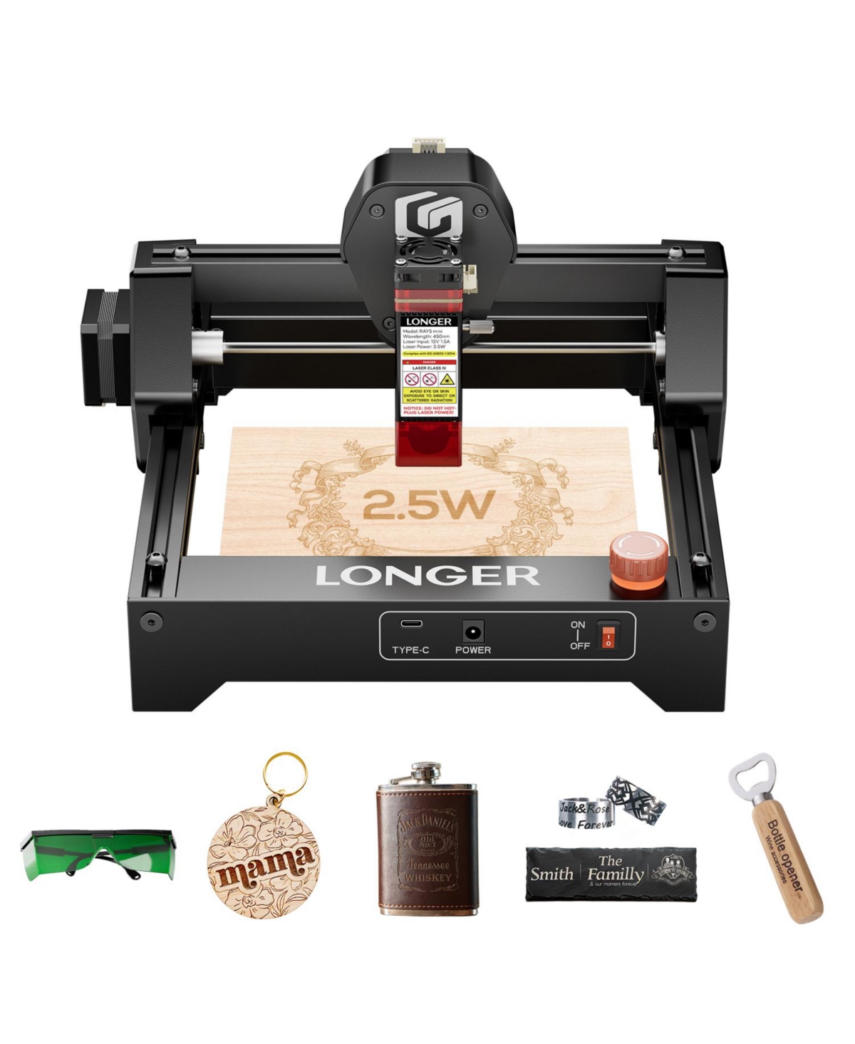 Click here for Zachvo 2.5W Mini Laser Engraver with 130Ã140mm Wo... prices
