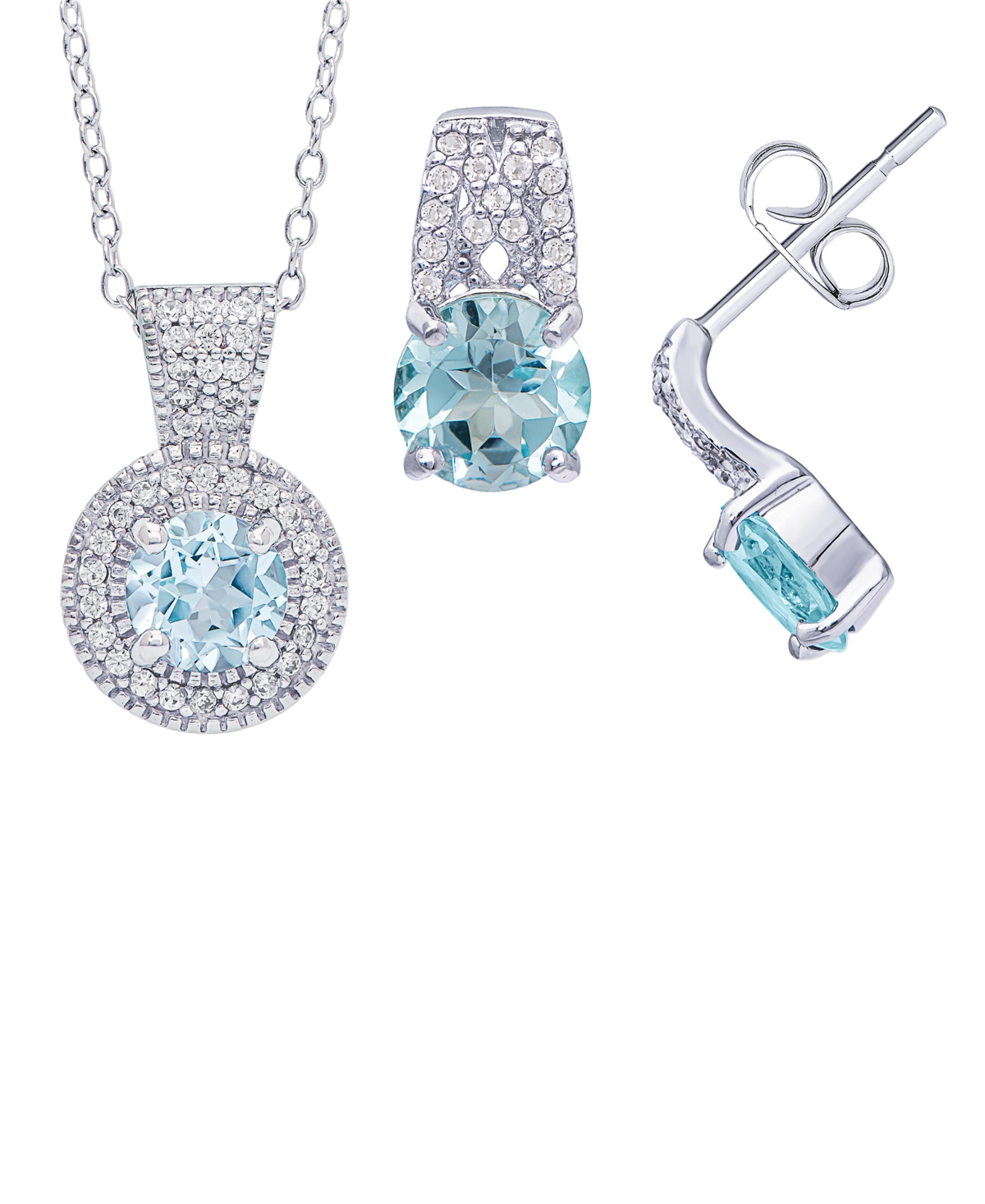 Click here for Macys 2-PIece Lab-Grown Aquamarine (1.50 ct. t.w.)... prices