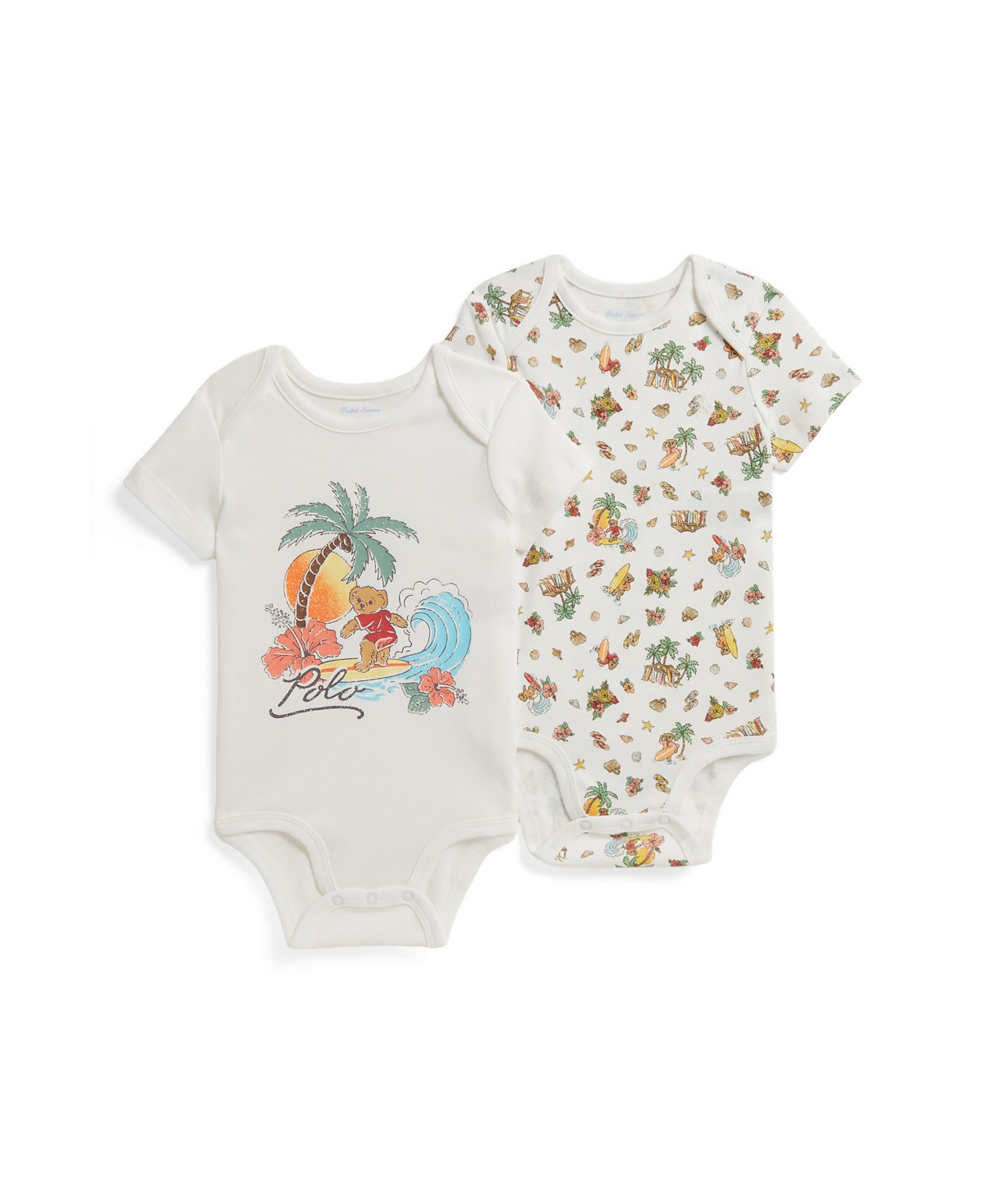 Click here for Polo Ralph Lauren Baby Boys Crewneck Bodysuits  2-... prices