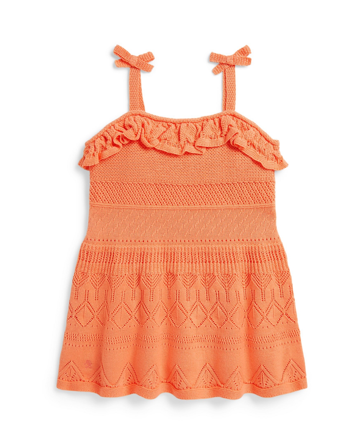 Click here for Polo Ralph Lauren Baby Girls Pointelle Cotton Swea... prices