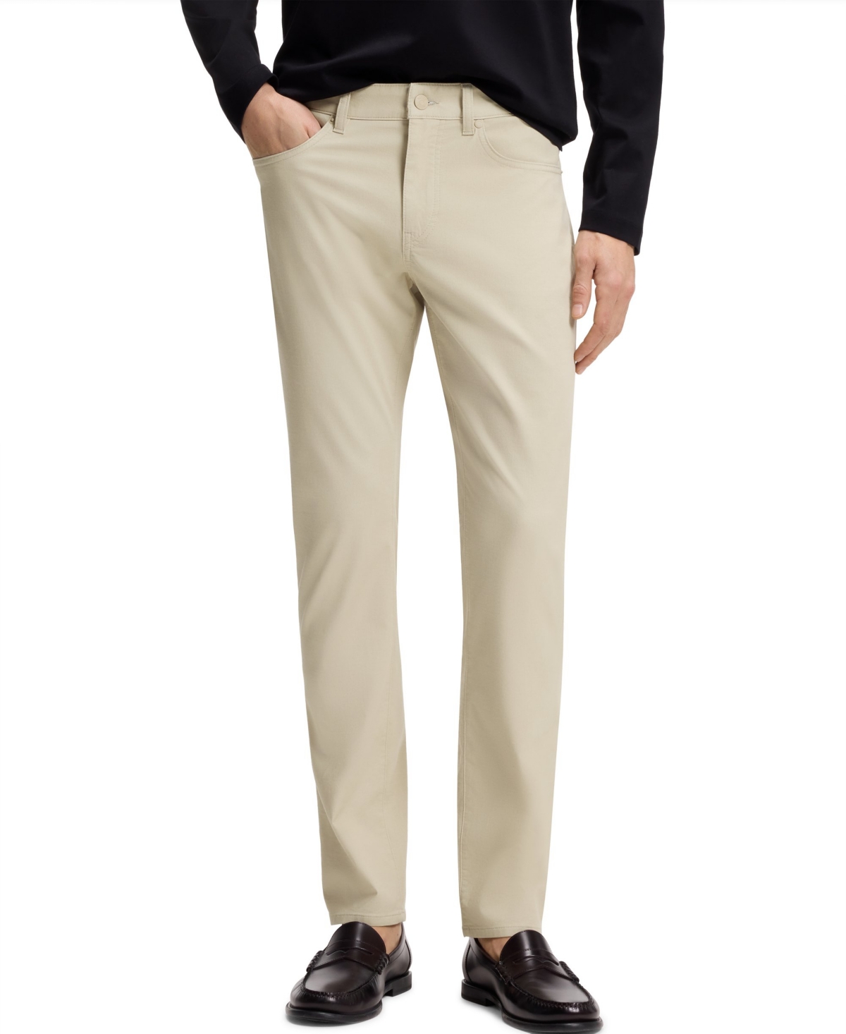 Click here for Boss by Hugo Boss Mens Delaware Cotton Blend Slim-... prices