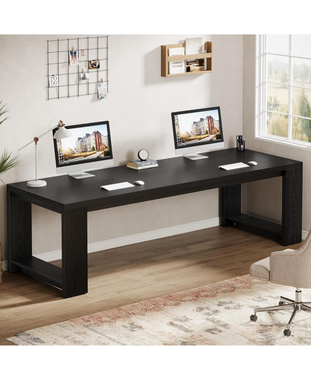 Click here for Tribesigns 2 Person Desk  86.6 Inches Extra Long D... prices
