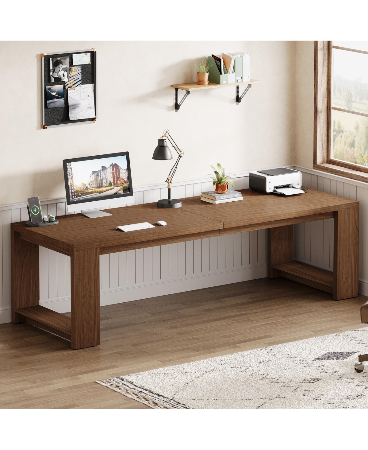 Click here for Tribesigns 2 Person Desk  86.6 Inches Extra Long D... prices