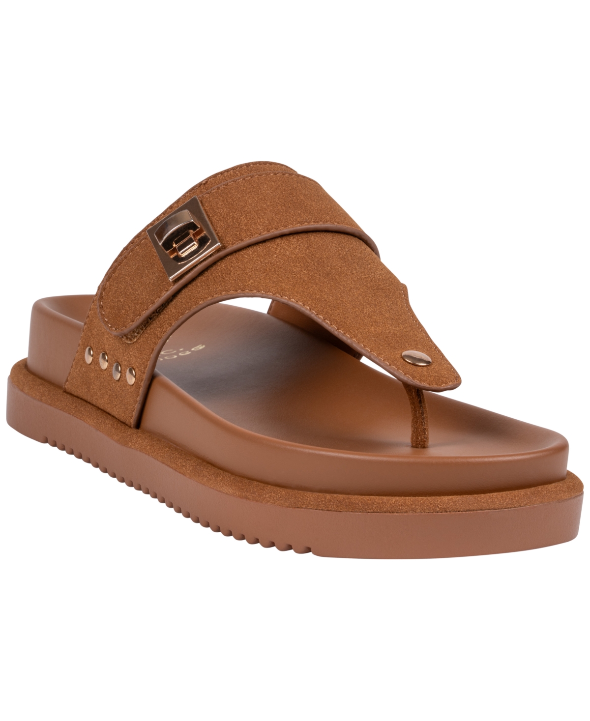 Click here for Gc Shoes Womens Cailan Hardware Footbed Flats Sand... prices