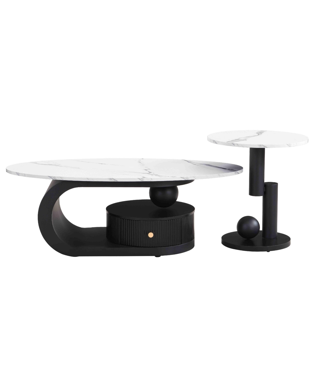 Click here for Boyel Living Modern Nesting Coffee Table Set of 2... prices