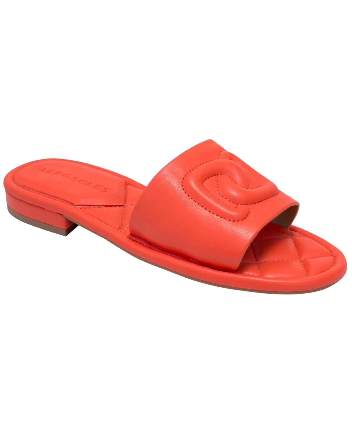 Click here for Aerosoles Womens Jilda Open Toe Flat Sandals - Ora... prices