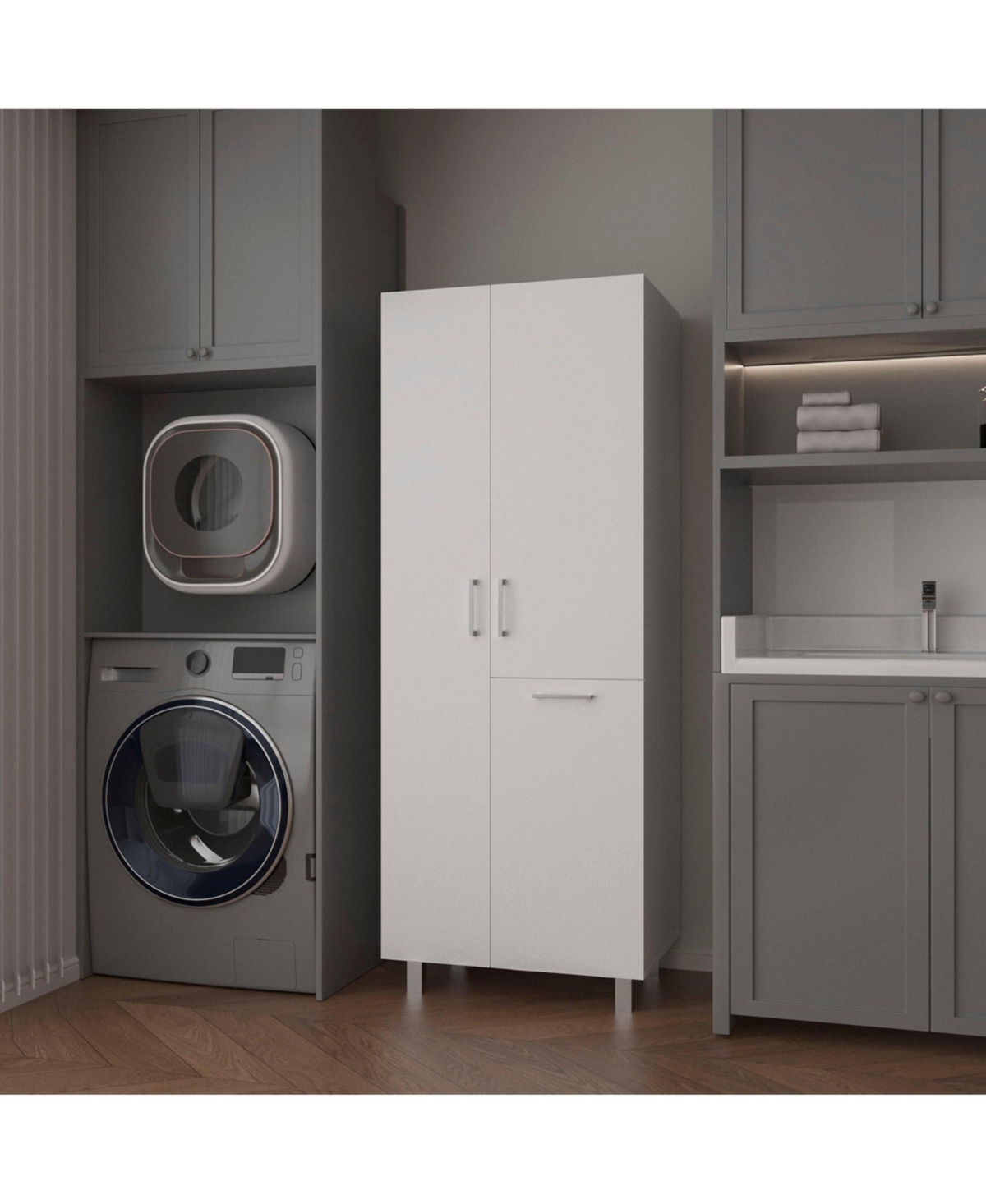 Click here for Fm Furniture The Mirage Modern Storage Cabinet wit... prices