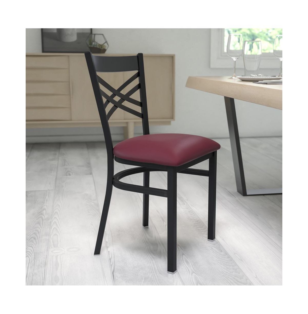 Click here for Emma+Oliver X" Back Metal Restaurant Dining C... prices