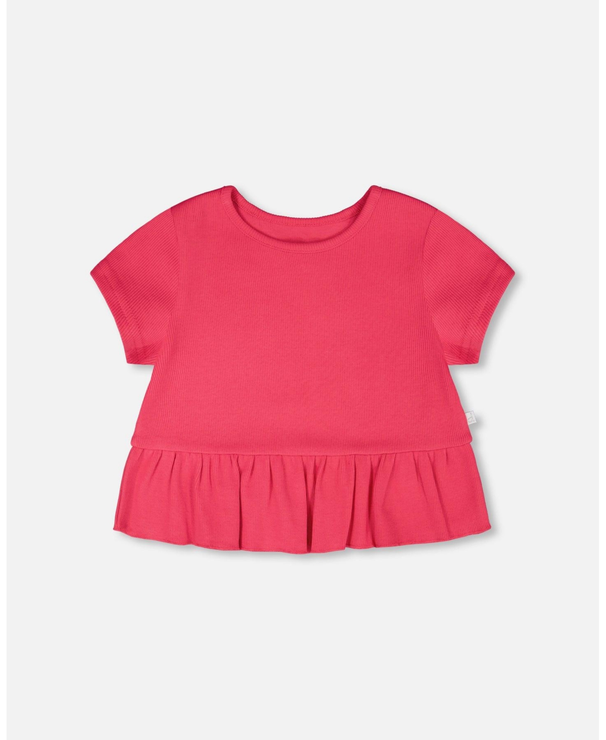 Click here for Deux par Deux Toddler Girls Rib Crop T-Shirt with... prices