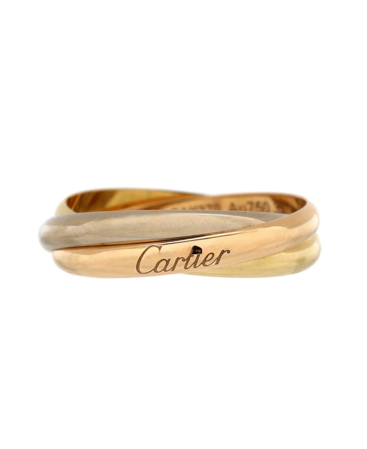 Click here for Pre-Owned Cartier Trinity Ring - 18k tri colored g... prices