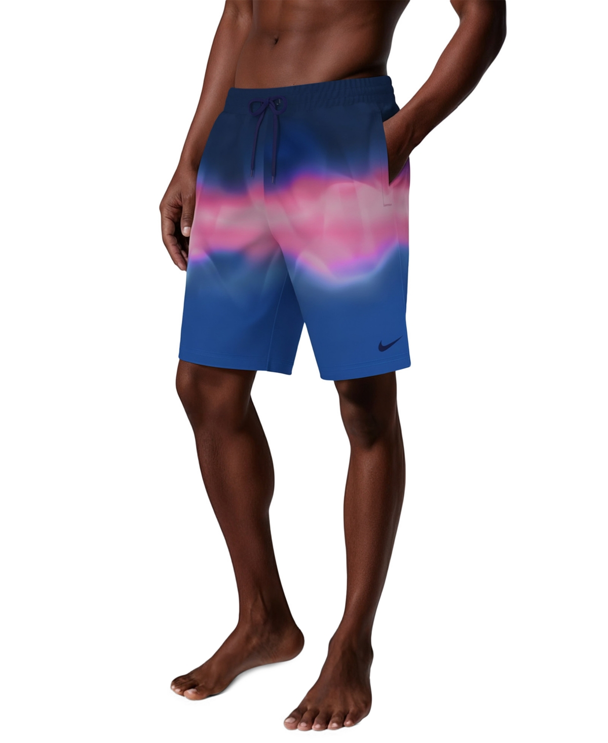 Click here for Nike Mens 9 Breaker Fade Volley Swim Shorts - Blue... prices