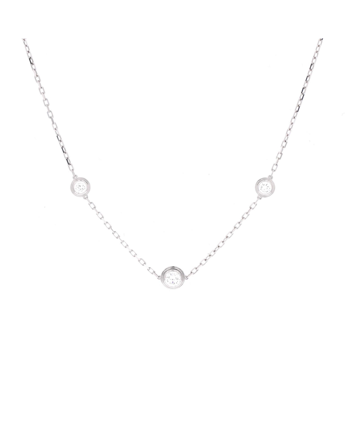 Click here for Pre-Owned Cartier DAmour 3 Station Pendant Necklac... prices