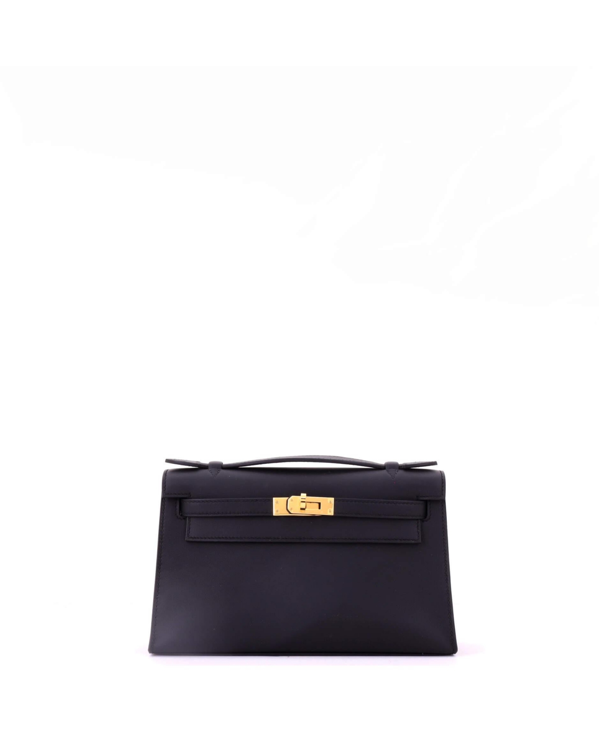 Click here for Pre-Owned HERMES Kelly Pochette Swift - Black prices
