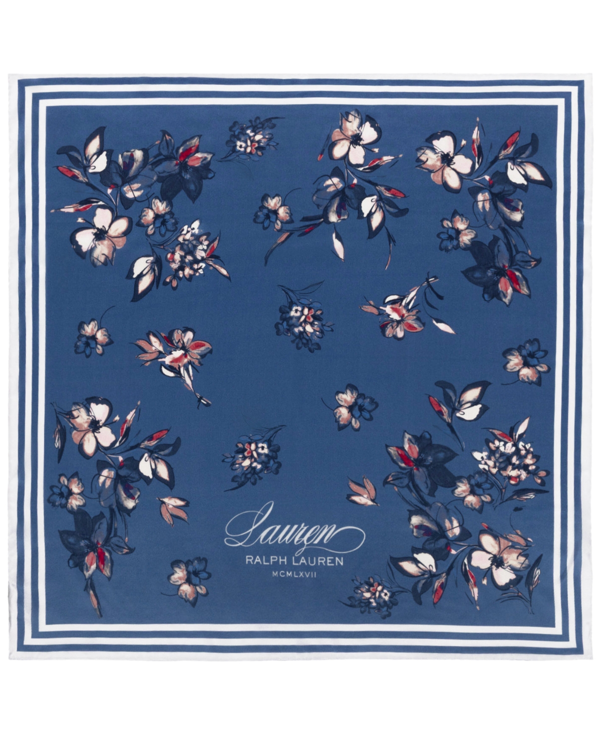 Click here for Lauren Ralph Lauren Floral Square Scarf - Carson B... prices