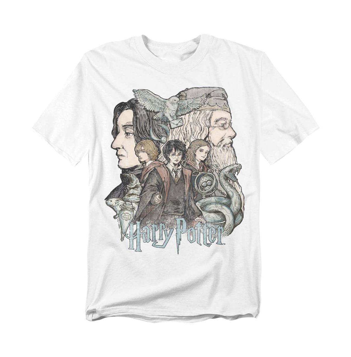 Click here for Harry Potter Mens Sketch Poster T Shirt - White prices