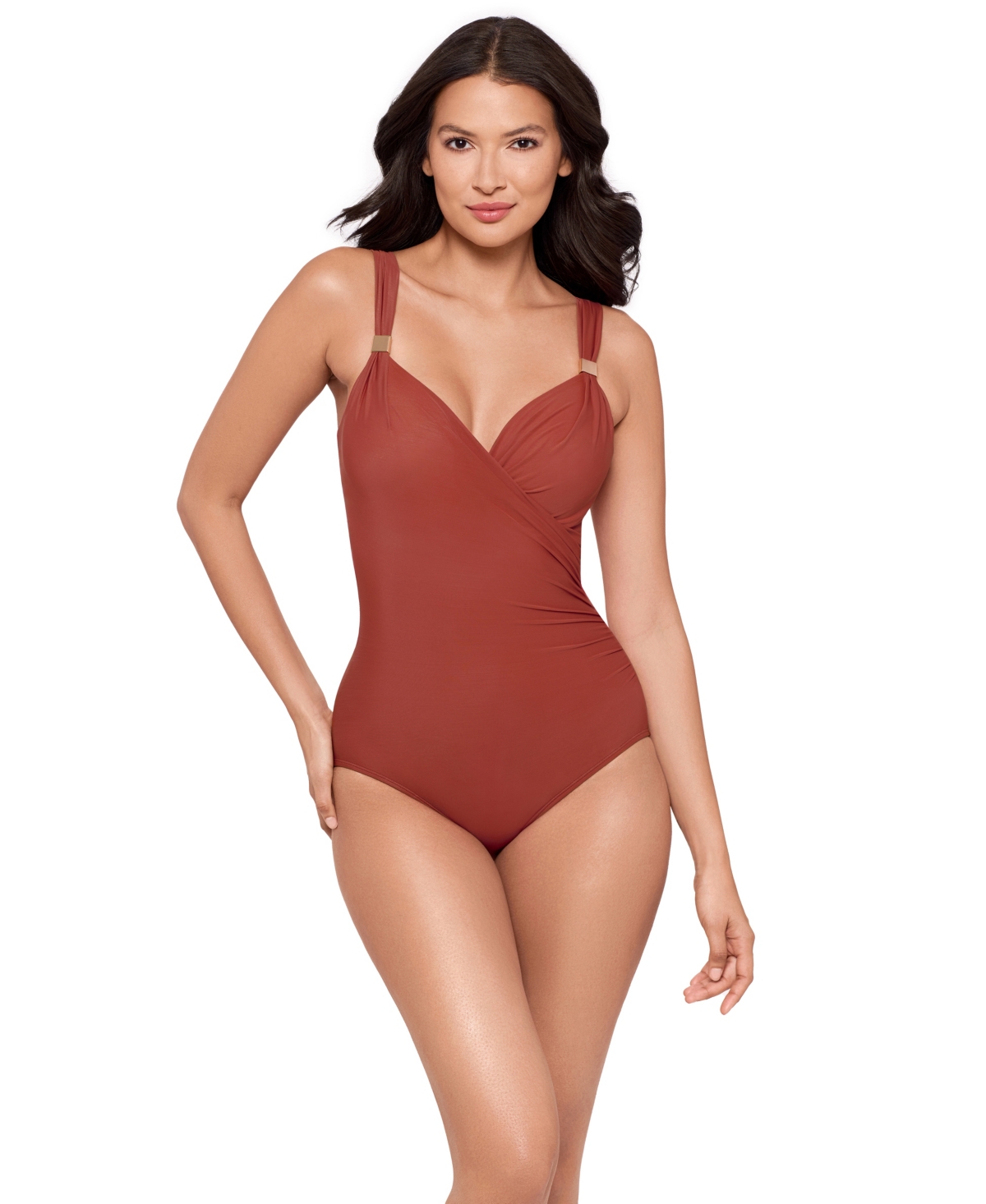 Click here for Miraclesuit Razzle Dazzle Siren Twist-Front Underw... prices