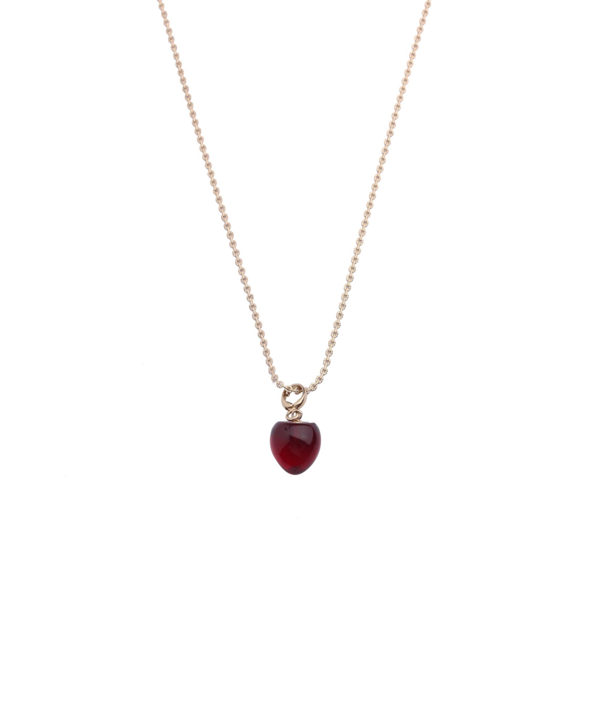 Click here for Retro Chic Glazed Cherry Pendant Necklace - Red prices
