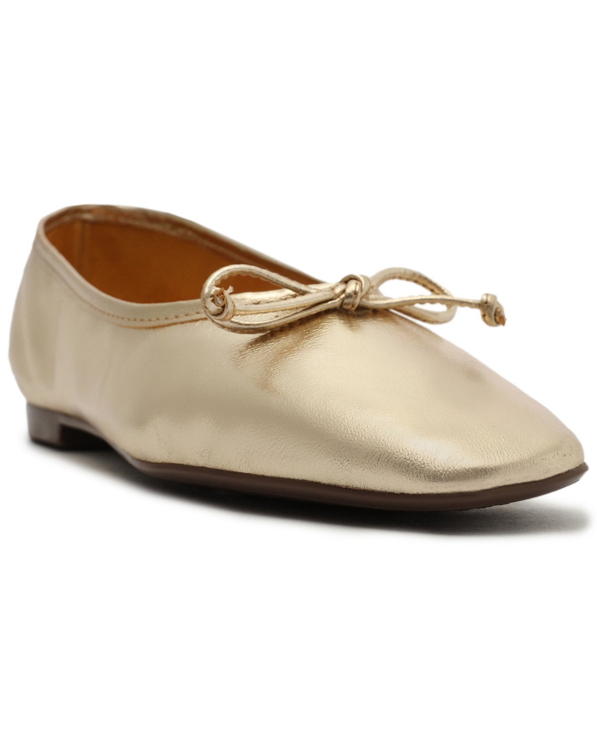 Click here for Schutz Womens Arissa Ballet Flats - Platina prices