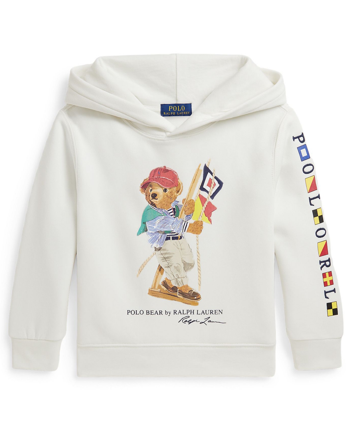 Click here for Polo Ralph Lauren Boys 2-7 Long-Sleeve Hoodie - Wh... prices