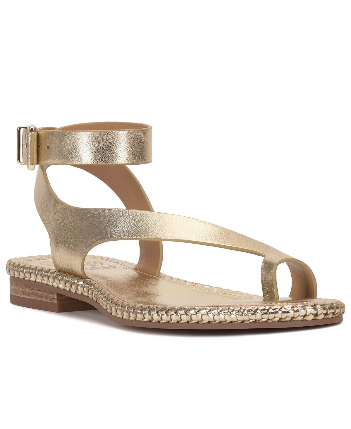 Click here for Vince Camuto Womens Libahs Braided Toe-Loop Round... prices