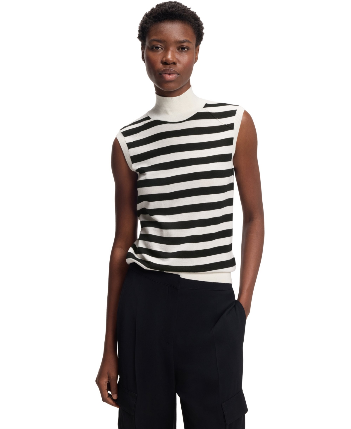 Click here for Boss by Hugo Boss Womens Merino Wool Sleeveless Mo... prices