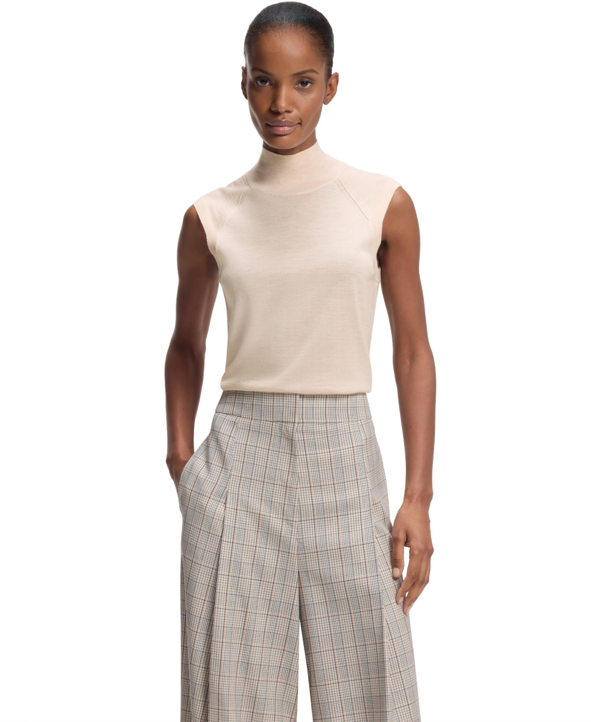 Click here for Boss by Hugo Boss Womens Merino Wool Sleeveless Mo... prices