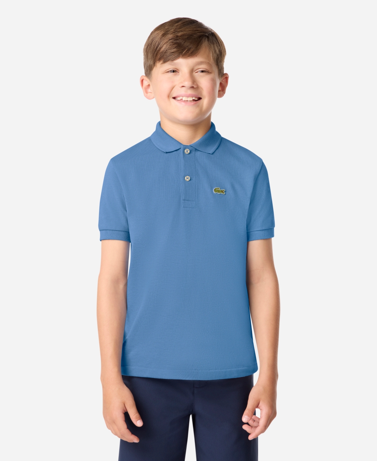 Click here for Lacoste Big Boys Cotton Petit Pique Polo Shirt - T... prices