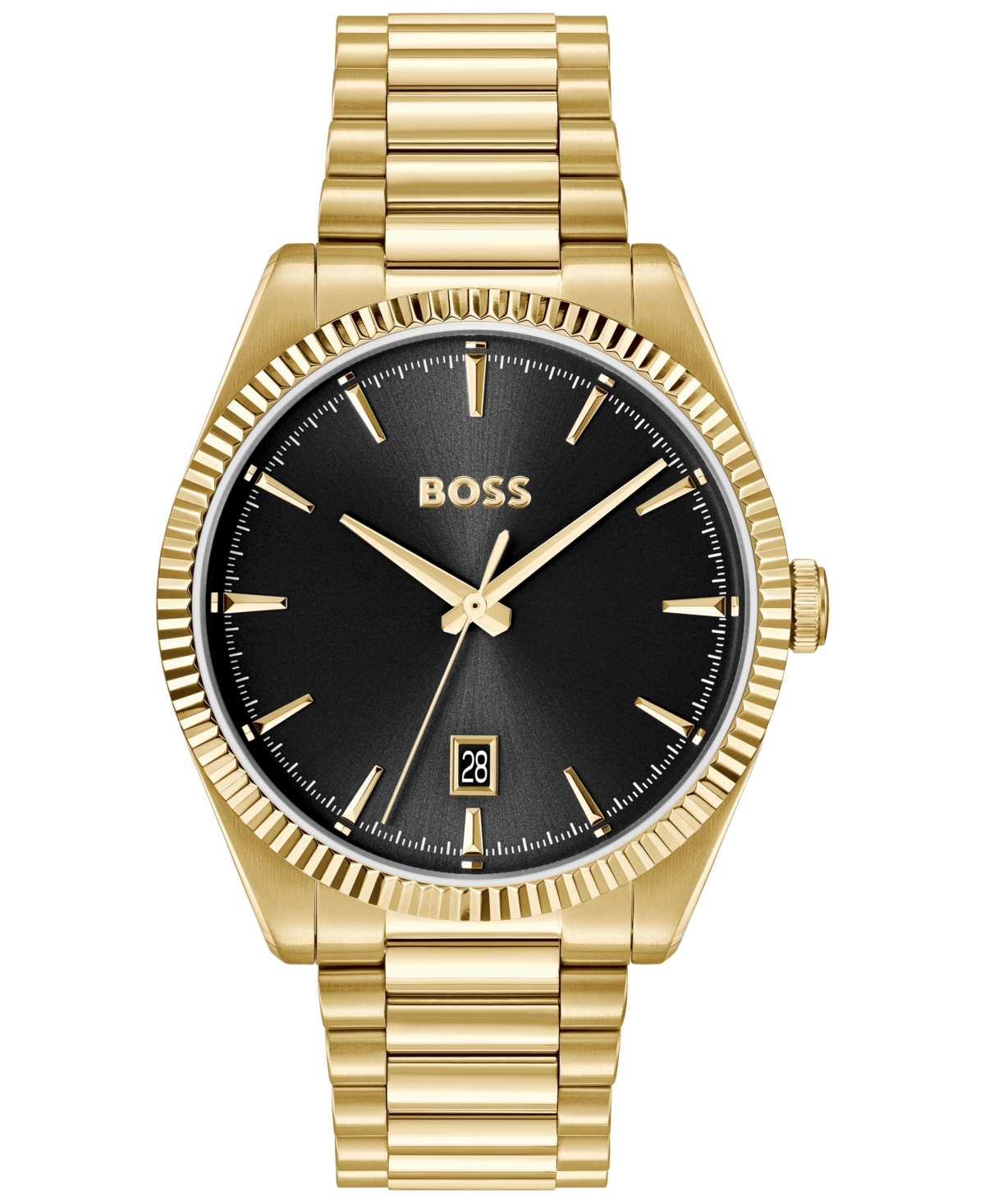 Click here for Hugo Boss Mens Cheswick Quartz Ionic Plated Thin G... prices