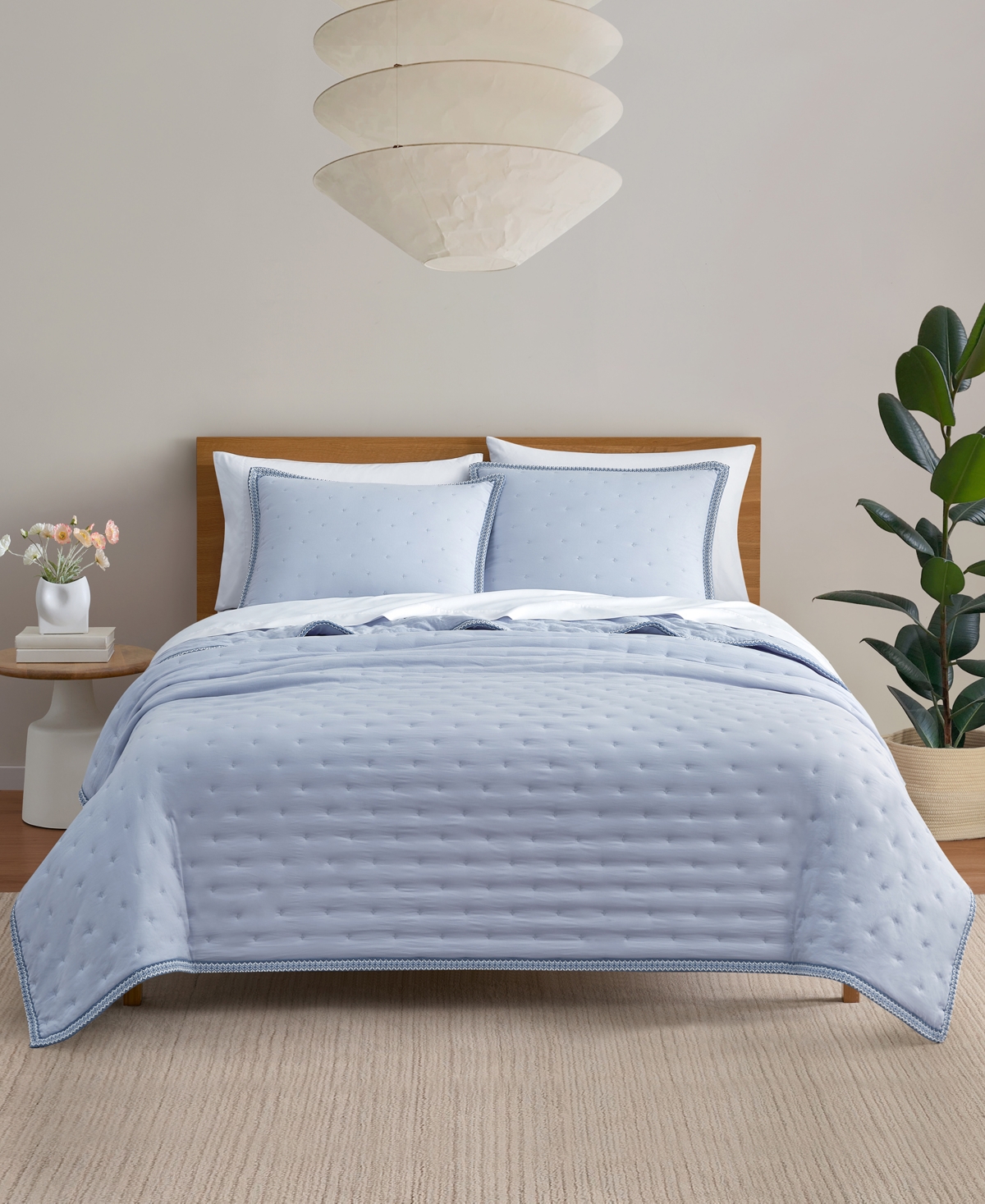 Click here for Ugg Devon Ugg Braid Quilt Set  King - Misty Wister... prices